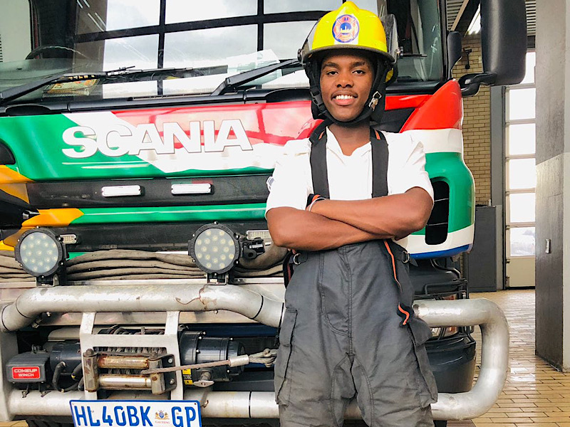 A burning passion to be a firefighter - Scrolla.Africa