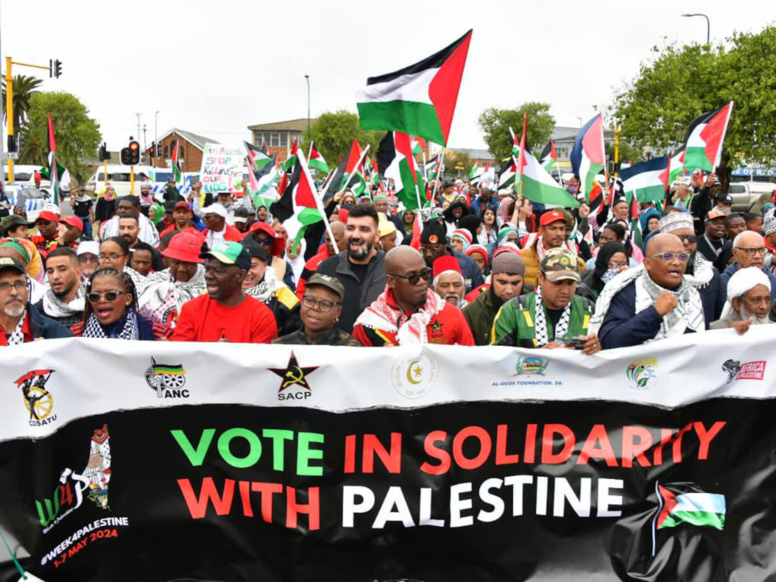 Election Bites: ANC flies Palestine flag high - Scrolla.Africa