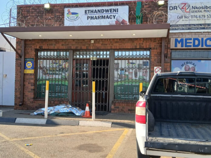 Pharmacy owner shot dead outside his shop - Scrolla.Africa