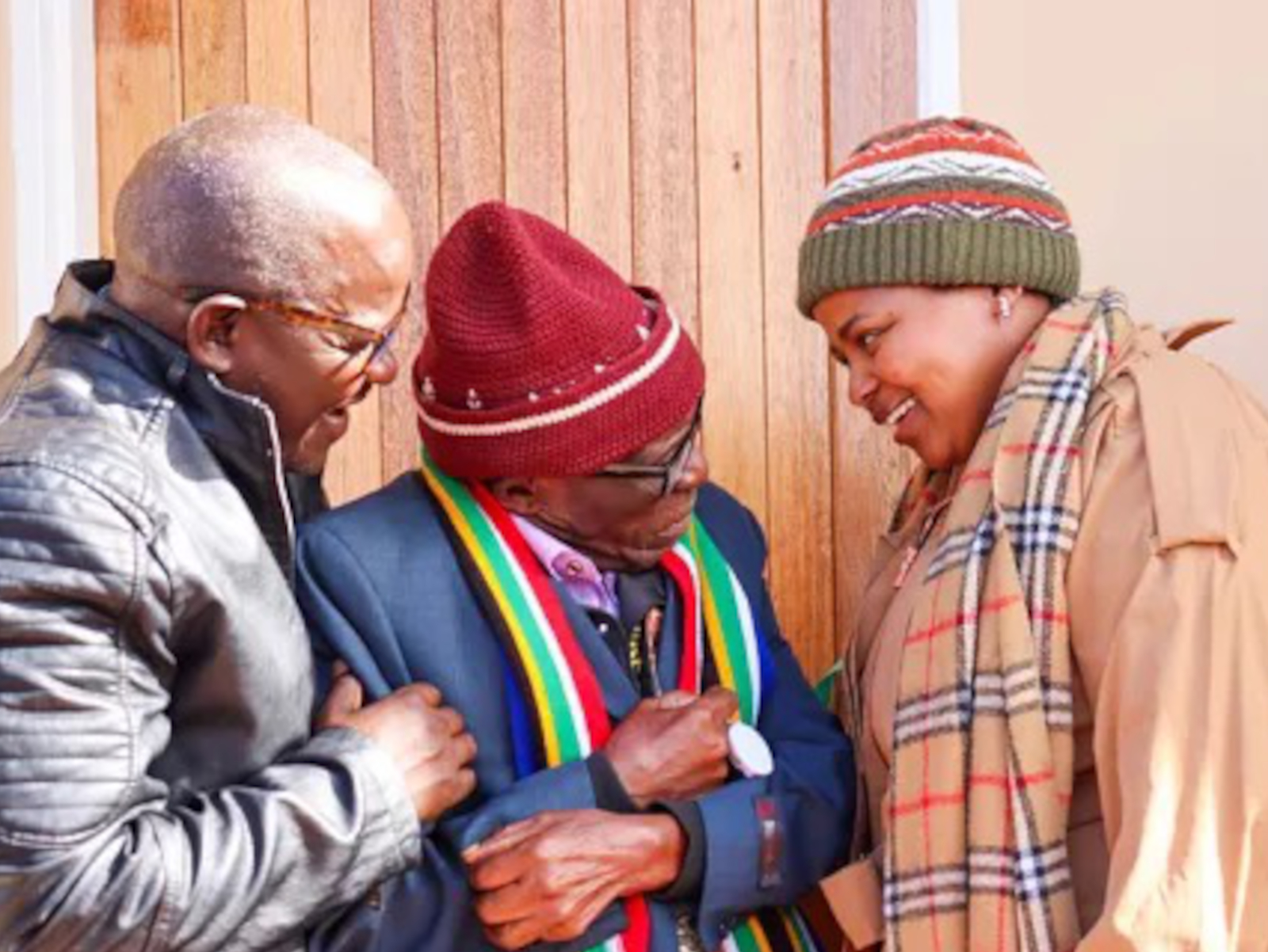 Joy as 110-year-old man gets his first house - Scrolla.Africa