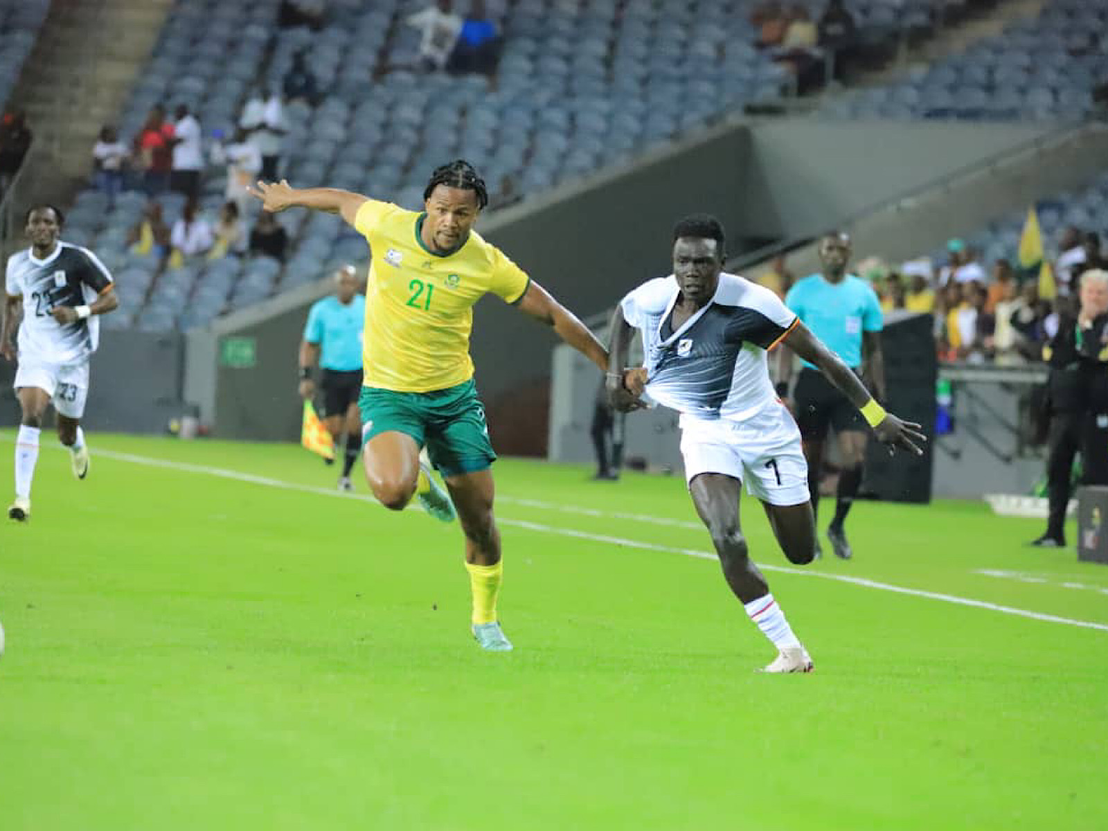 Debutant Mbatha rescues Bafana from home humiliation | Scrolla.Africa