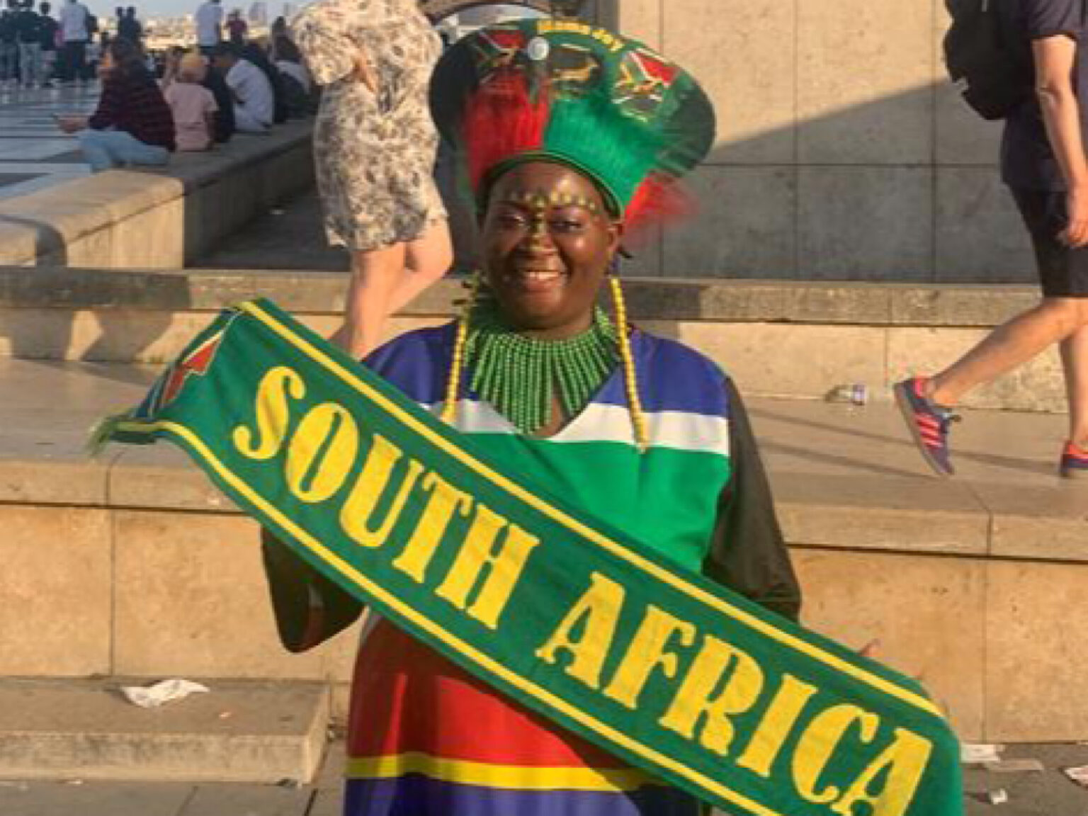 Mama Joy now goalie for SA Grannies team - Scrolla.Africa