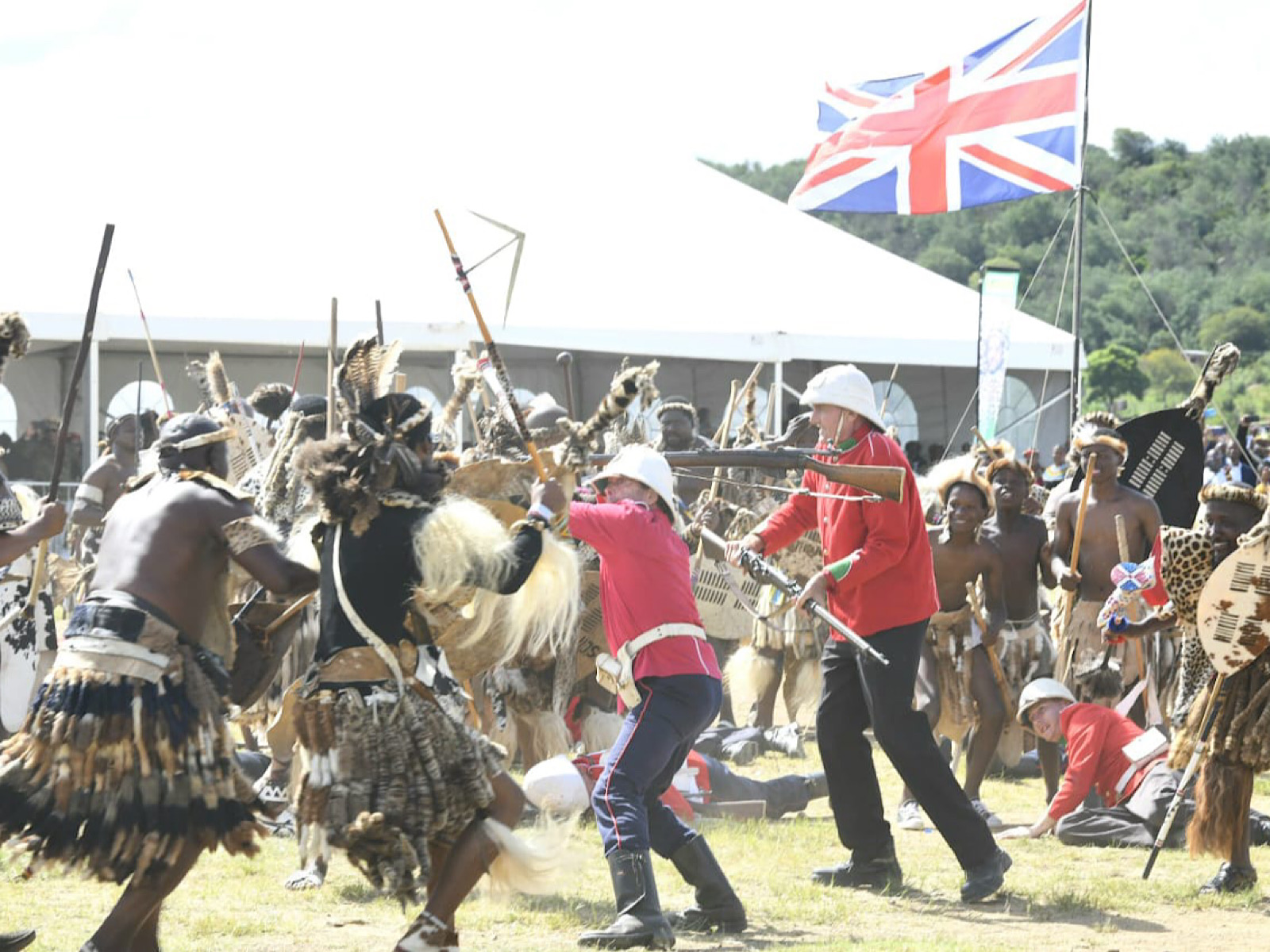 King stays quiet on Zulu matters at historic commemoration - Scrolla.Africa
