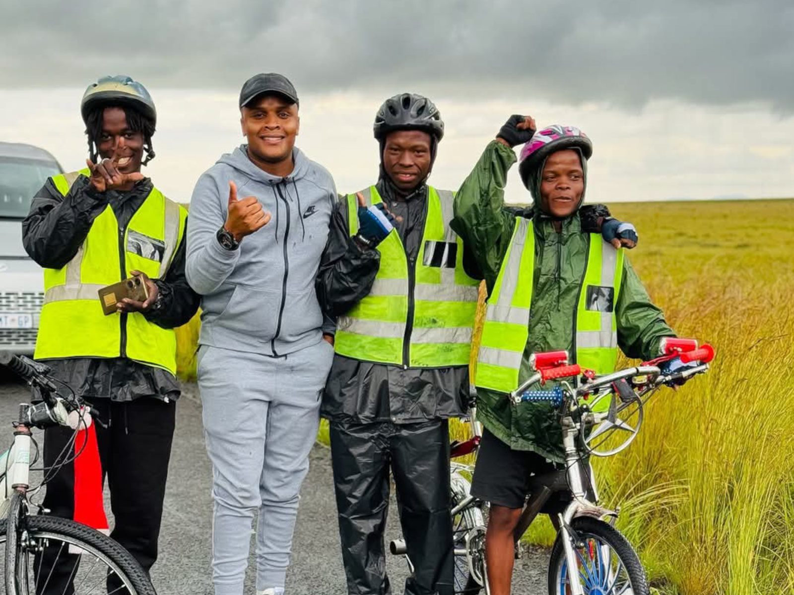 DJ Karri joins cyclists on epic ride to Cape Town - Scrolla.Africa