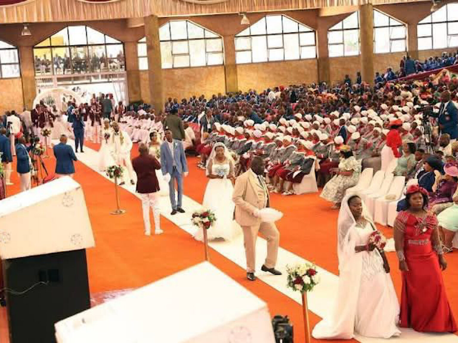 Mass wedding sees men marry second, third and even seventh wives ...