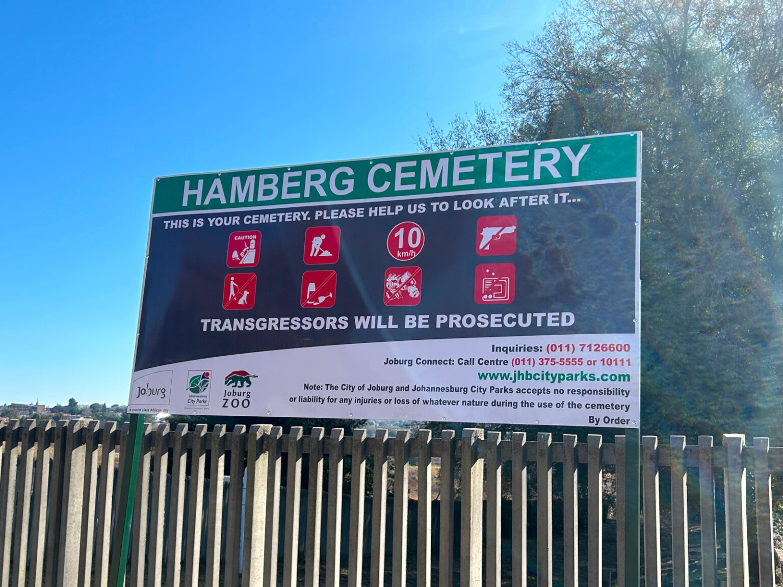 Hamberg cemetery reopens after 37 years as Joburg runs out of burial ...