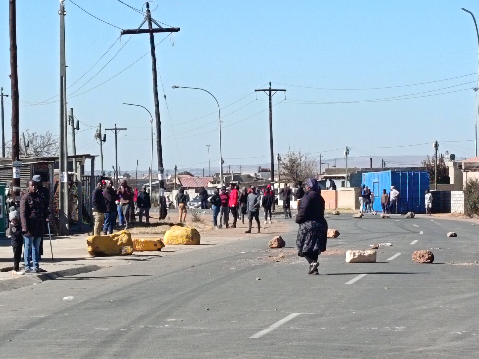 Protesters block Duduza roads with rocks and tyres over power cuts ...