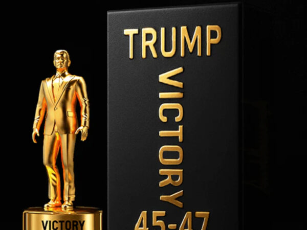 Trump sells gold perfume for R4,500 with statue of himself | Scrolla.Africa