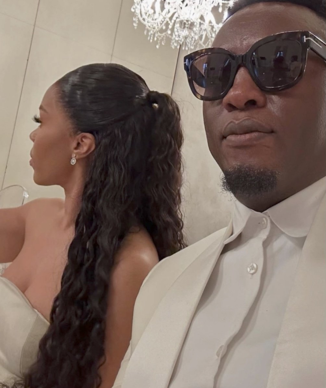 Kefilwe Mabote ties the knot once more in secret white gown ceremony ...
