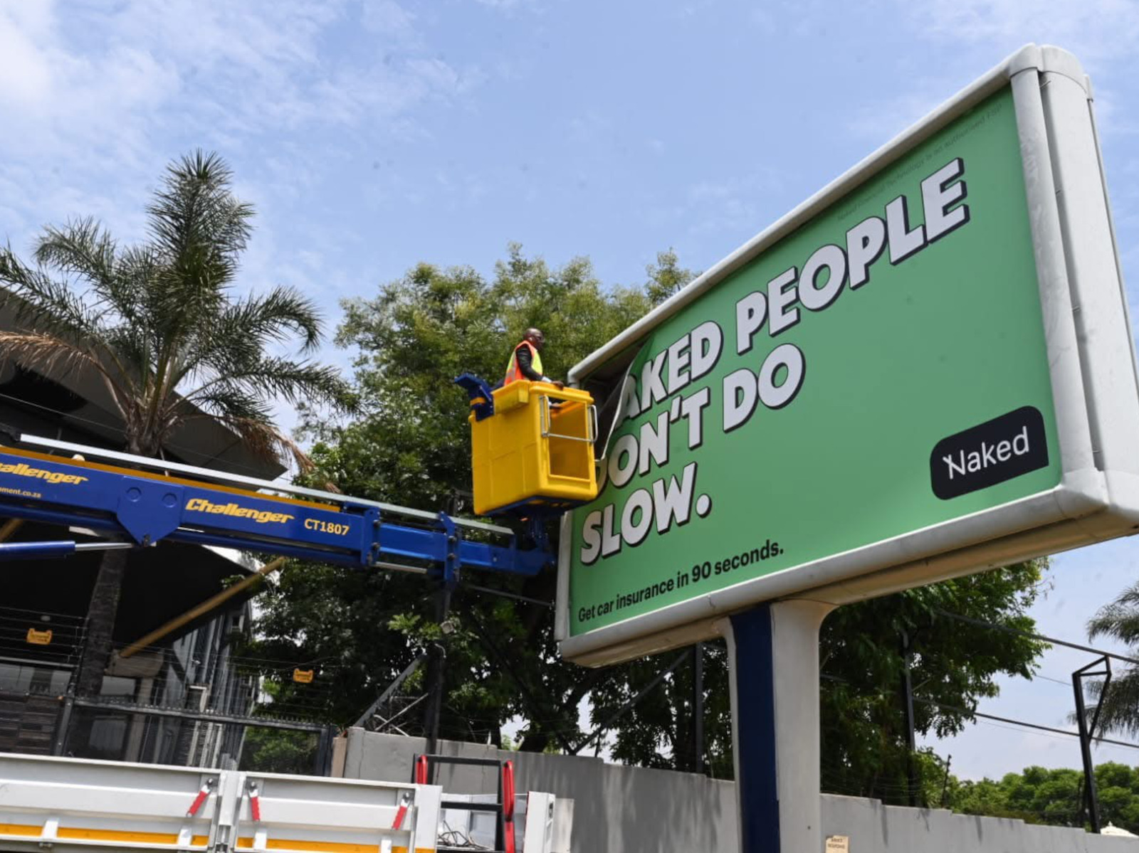 City cracks down after illegal billboard goes up again days later ...