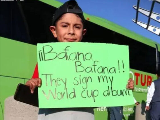 Bafana Bafana stars thrill young fan in Mexico - Scrolla.Africa